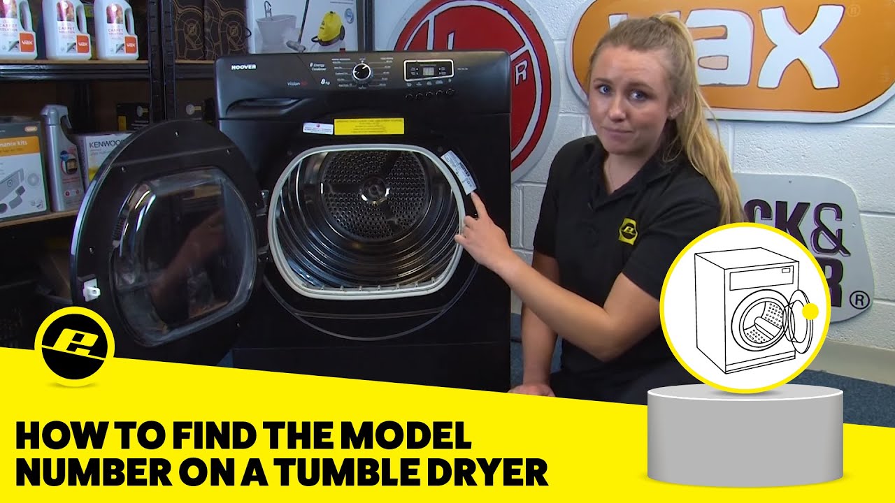 How to Find The Model Number on a Tumble Dryer - YouTube