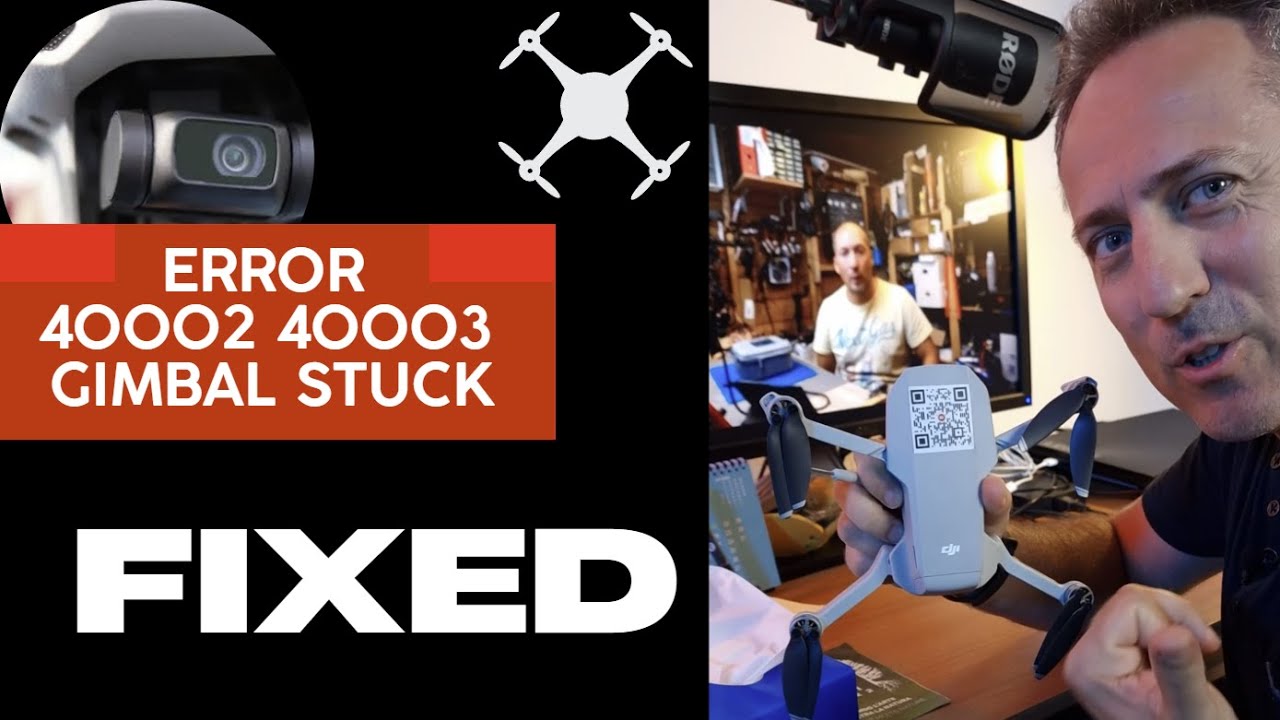 DJI Self Repaired Gimbal Stuck Error 40002 40003 Fixed Total Cost 35