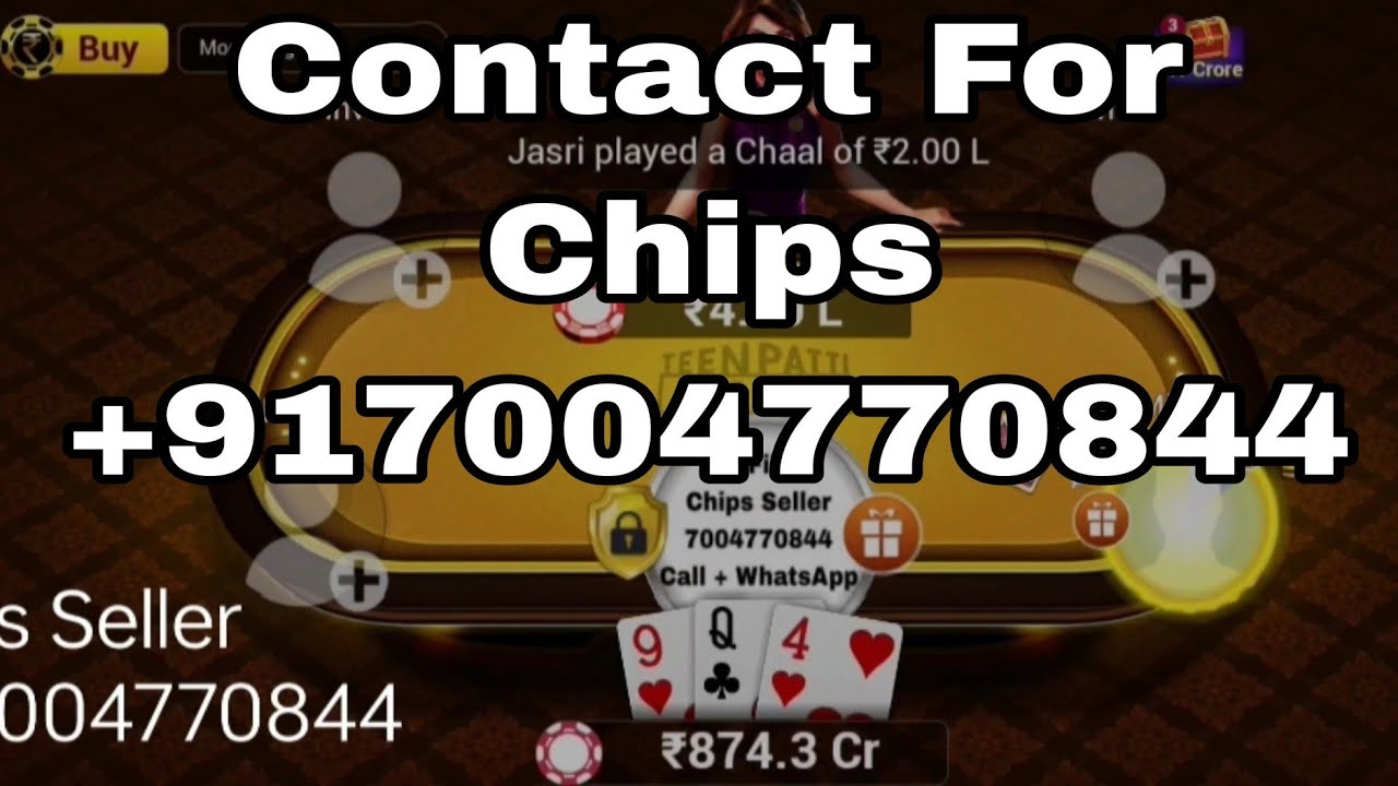 100 cr Chips Selling to my Old Customer, Contact - +917004770844 ...