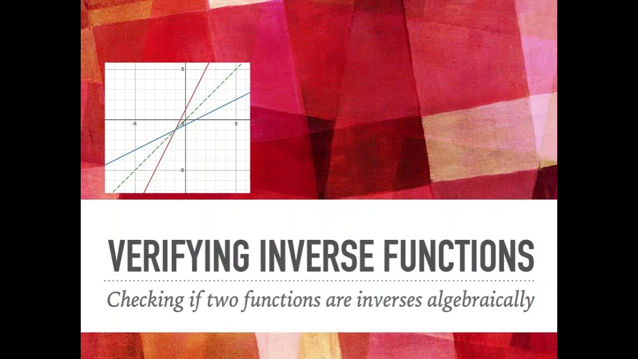 Verifying Inverse Functions - YouTube