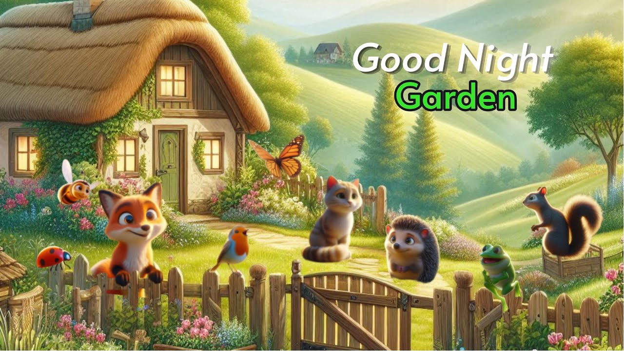 Good Night Garden 🍃🌙| A Soothing Bedtime Story for Kids with Garden ...