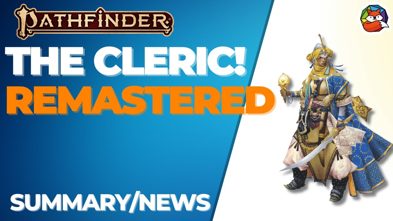 The Cleric Remastered: The Changes coming to the Cleric for Pathfinder ...