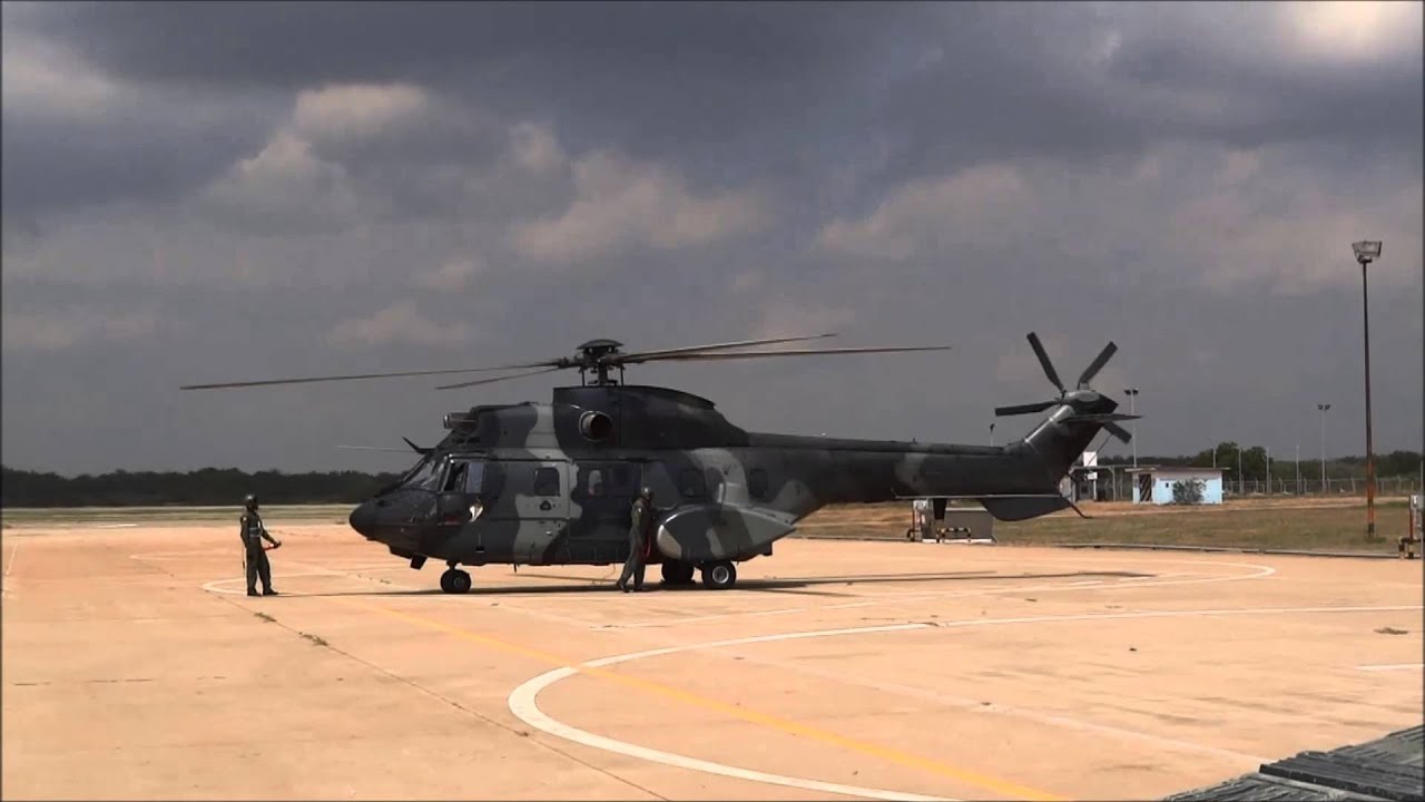 BARU 2013 Aérospatiale SA 330 Puma Startup - YouTube