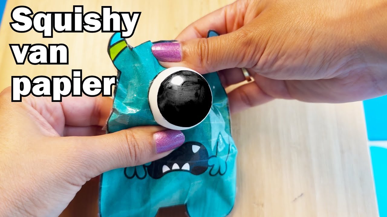 Papieren squishy maken voor kinderen | Leuke knutsel met ballon ...