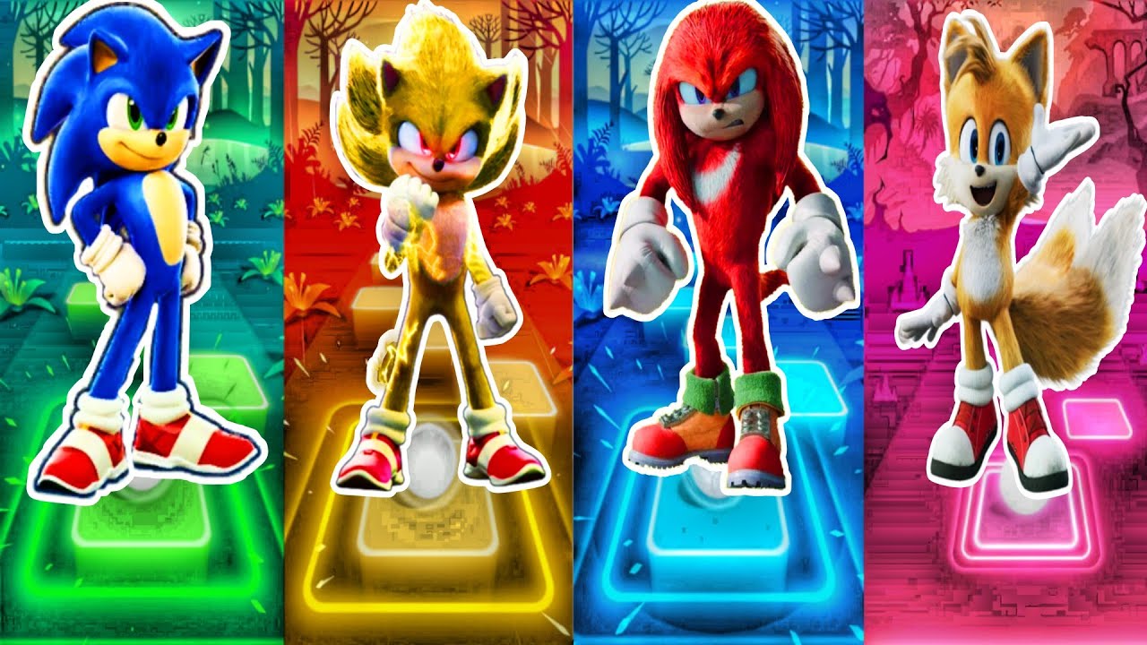 Sonic 🆚 Super Sonic 🆚 knock 🆚 Talis - Tiles Hop - YouTube