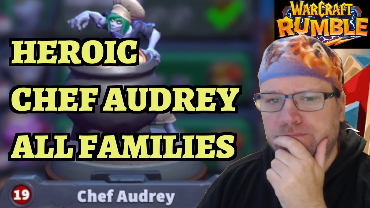 HEROIC Chef Audrey Lordaeron Campaign Guide - Warcraft Rumble - YouTube