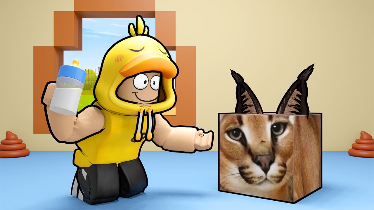 Pelihara Floppa! - Roblox raise a floppa - YouTube