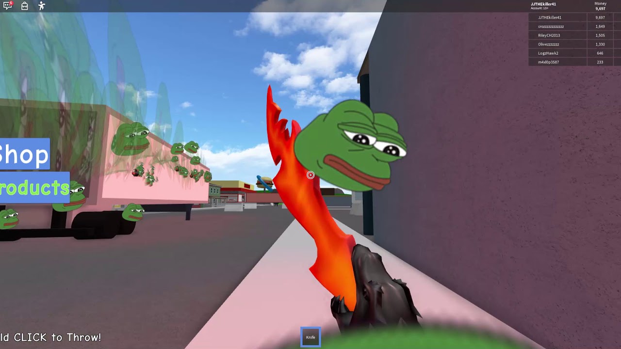 Roblox knife SIMULATOR - YouTube