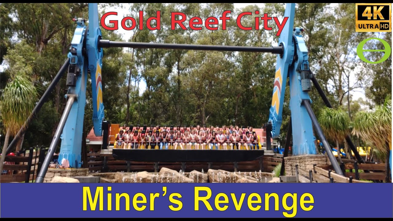 Gold Reef City Johannesburg - Miner's Revenge Ride - YouTube