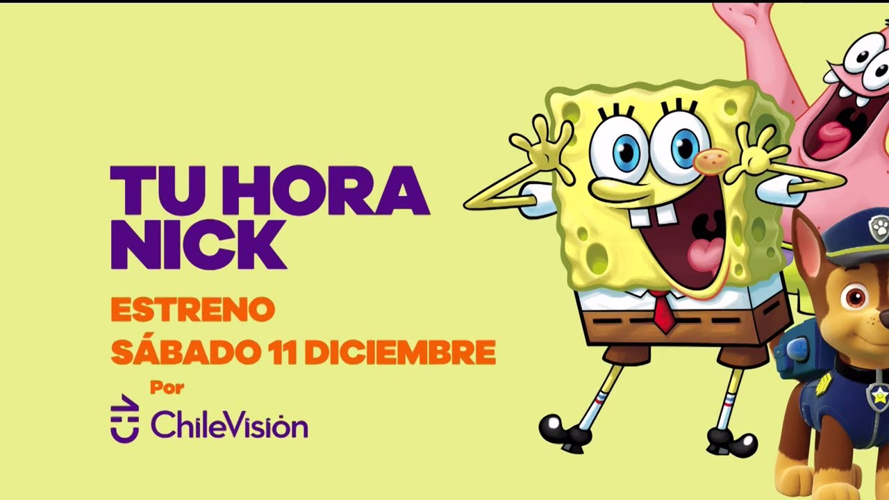 Promo Tu Hora Nick por Chilevisión - YouTube