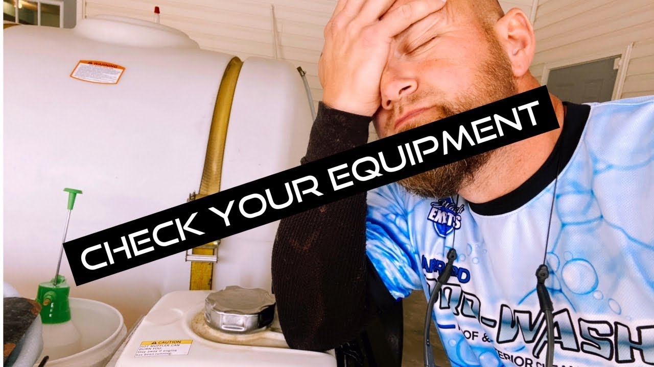 Check Your Equipment | Pressure Washing - YouTube