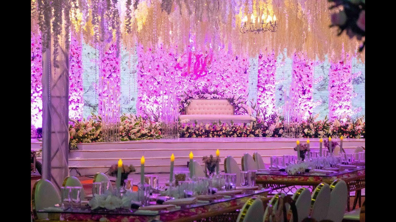 The most beautiful wedding setup you'll ever see!! - YouTube