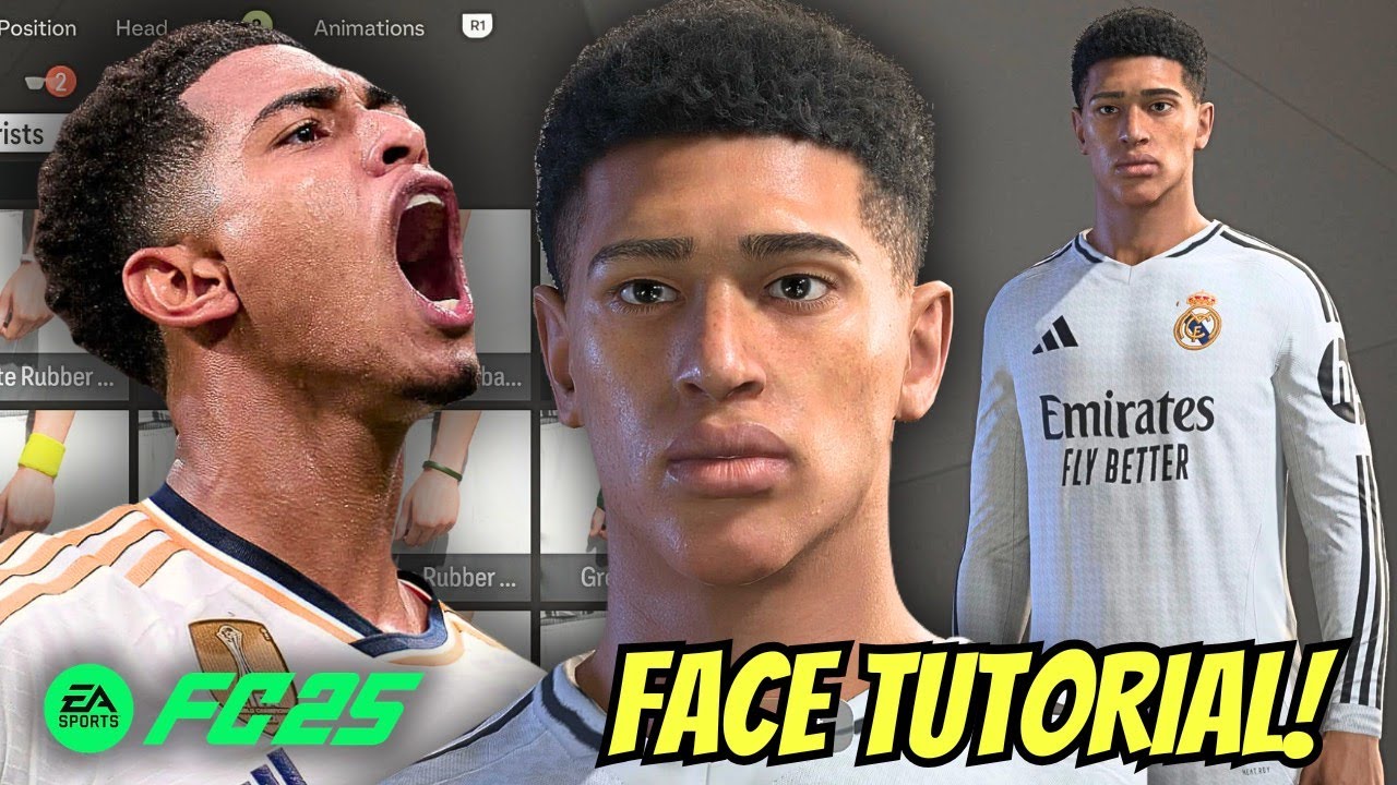 How to create JUDE BELLINGHAM in EA FC25 - YouTube