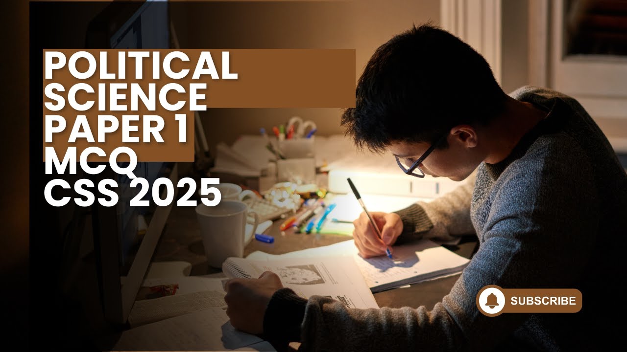 Poltical Science paper 1 mcq css 2025 - YouTube