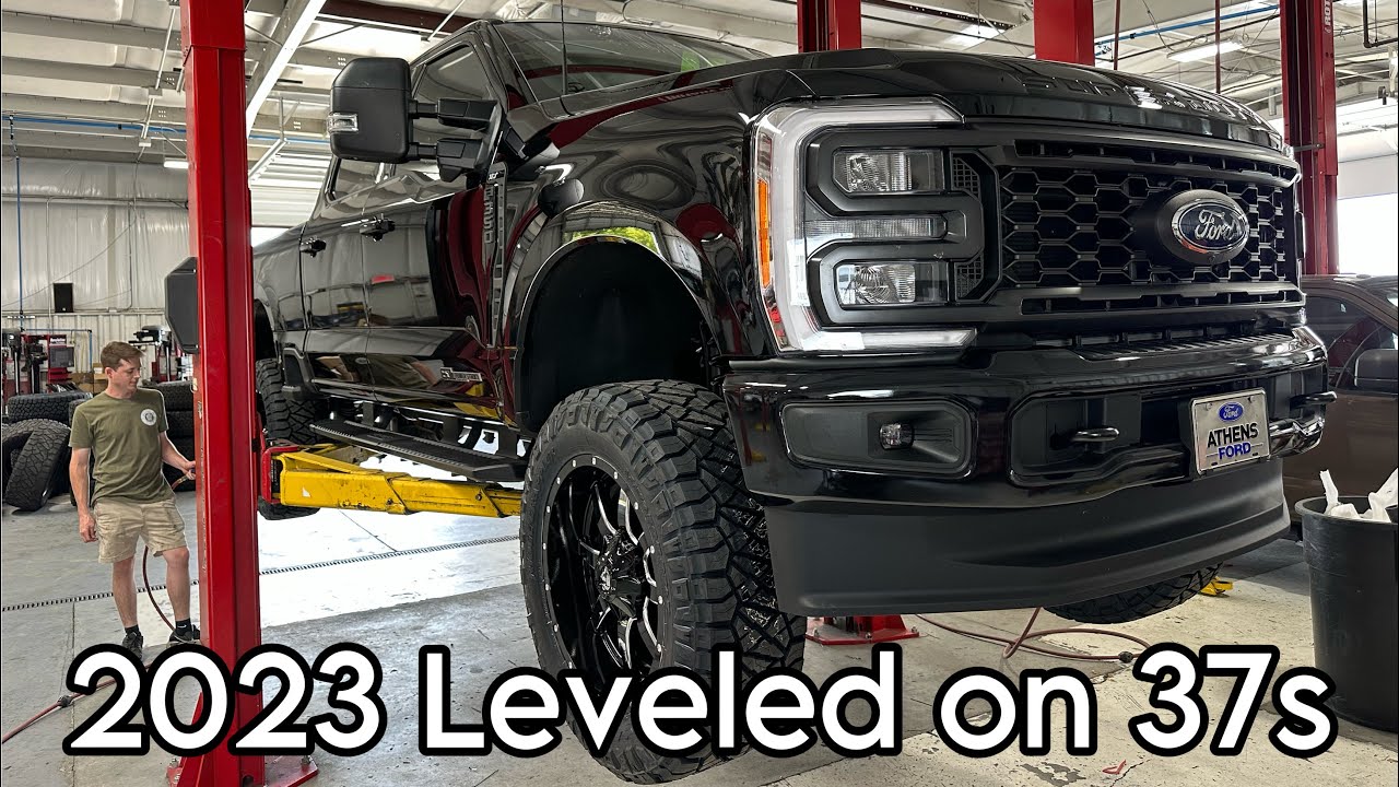 2023 Ford F-250 XLT COVERT Edition 2.5” Leveled on 37s - YouTube
