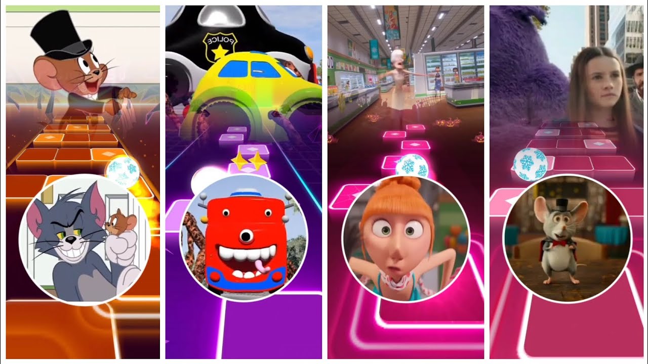 Tom and Jerry 🆚 Monster Bot 🆚 Despicable Me 🆚 Imaginary Friend 💥 TILES ...