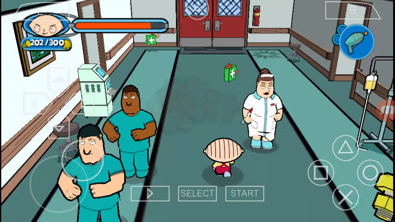 Family Guy The Video Game PSP Level 04 Stewie Griffin Clinic Jamaica ...