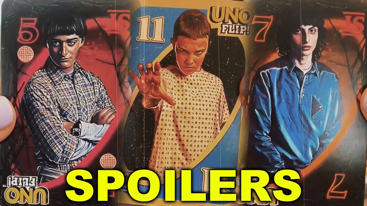 Stranger Things Uno The Game revela SPOILERS de Stranger Things 4 - YouTube
