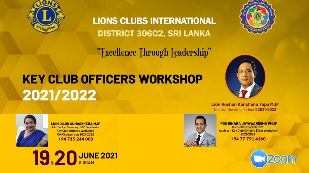 Secretary's Workshop 2021/2022 - Lions Clubs International - District ...