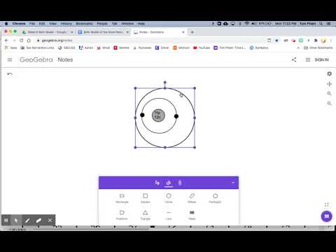 Drawing Bohr Model Sodium-23 using Geogebra - YouTube