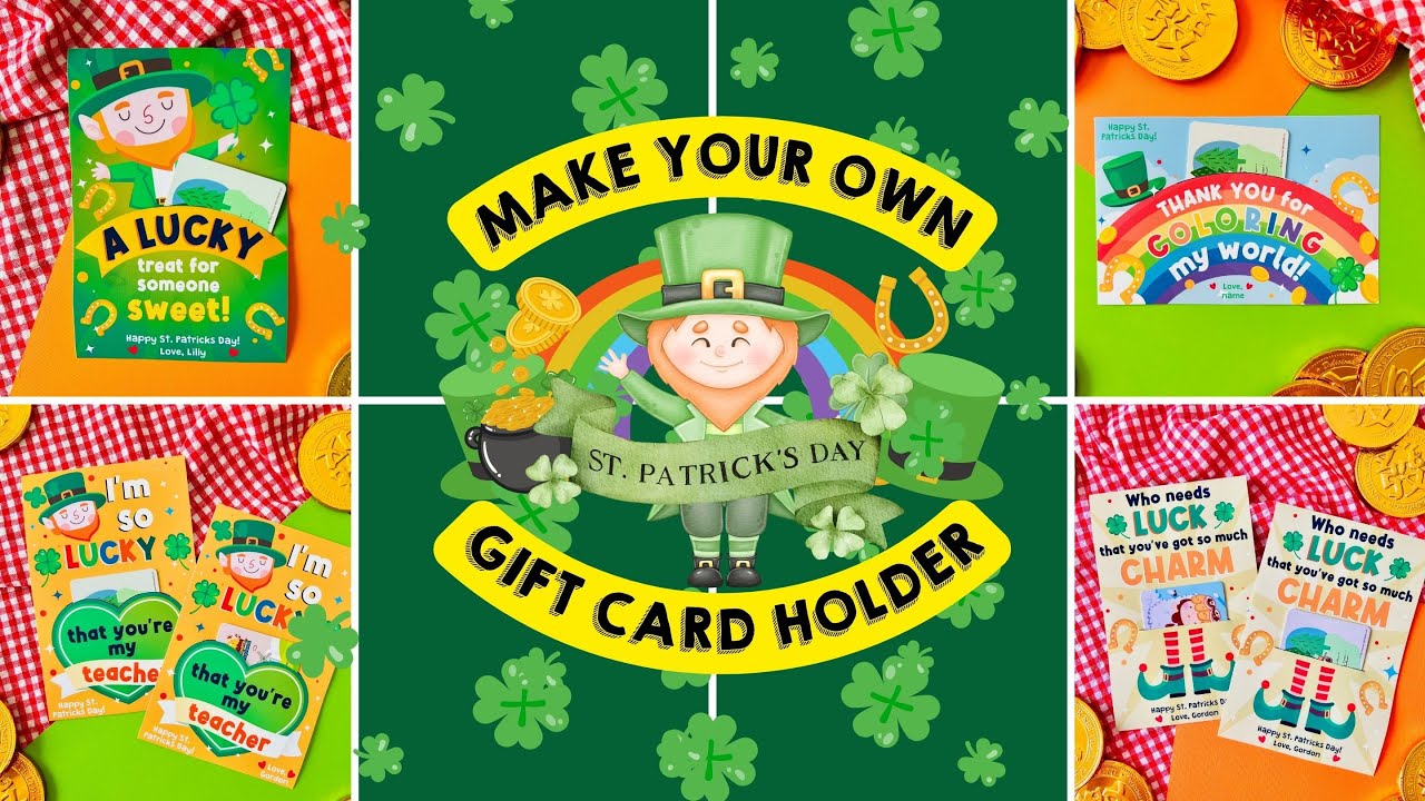 St Patrick's Day Coffee Gift Card Holder for Teachers, Co-Workers | St ...