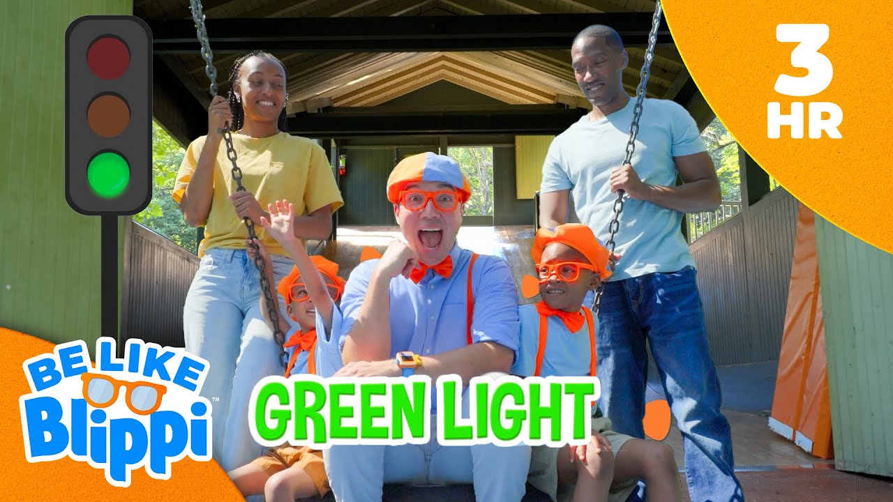 Red Light, Green Light Fun! Blippi Plays with a Philly Family | Kids TV ...