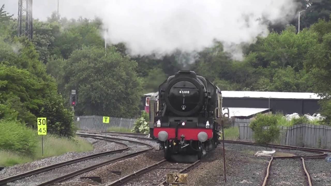 46100 ROYAL SCOT Taken at Bamber Bridge Railway Station - YouTube