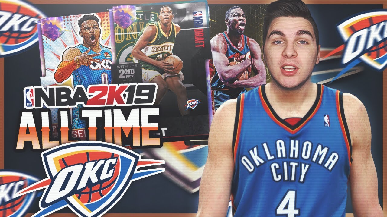 ALL-TIME OKC THUNDER TEAM! NBA 2K19 MyTeam Squad Builder - YouTube