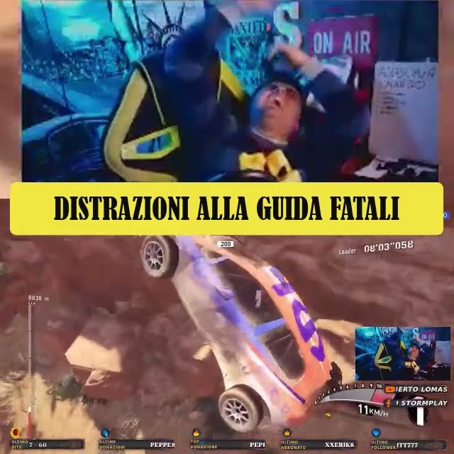 Distrazioni Alla Guida Fatali #shorts #meme #caduta #amazing - YouTube