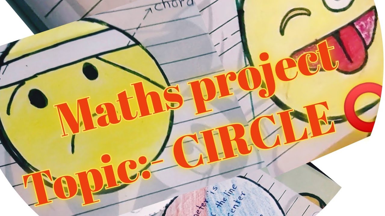 Maths project topic circle ⭕ - YouTube