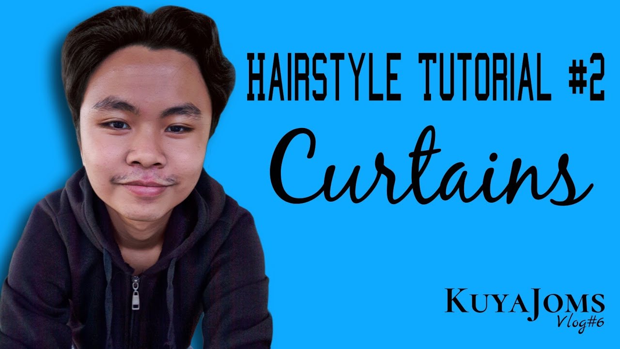 Curtains or Middle Part hairstyle | HAIRSTYLE TUTORIAL #2 - YouTube
