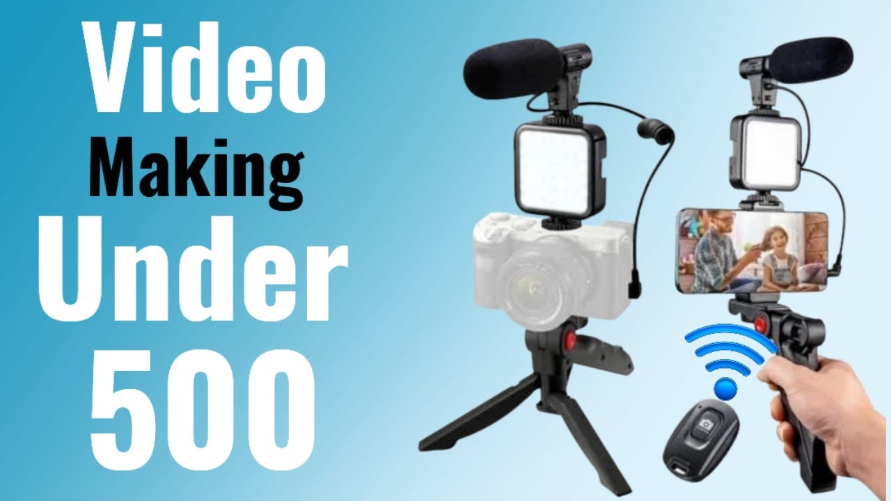 Video Making kit || Mobile Vlogging Kit & YouTube Setup for New ...