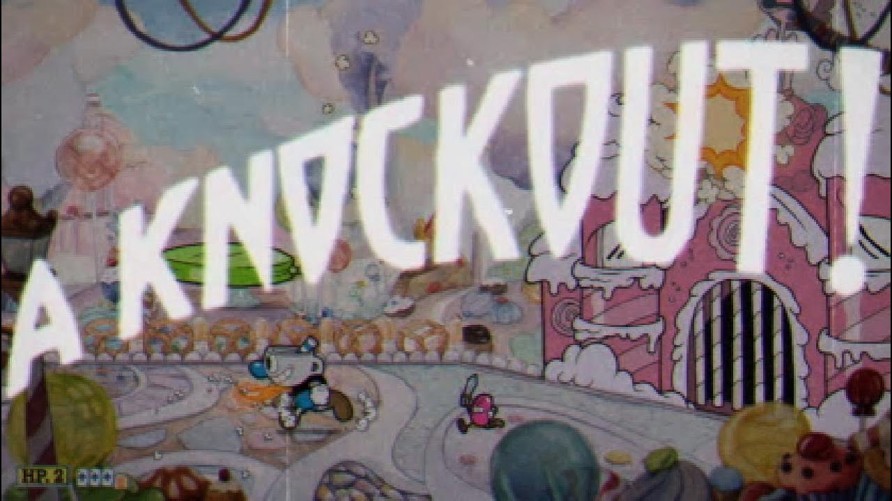 Cuphead All Bosses Knockout On Simple - YouTube