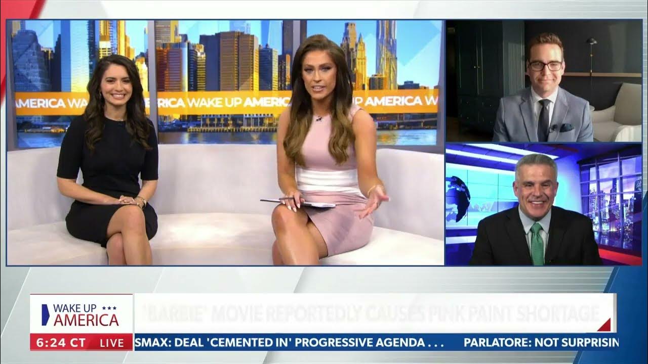 NewsmaxTV Wake Up America, Krysia Lenzo Talking Biz Headlines - YouTube