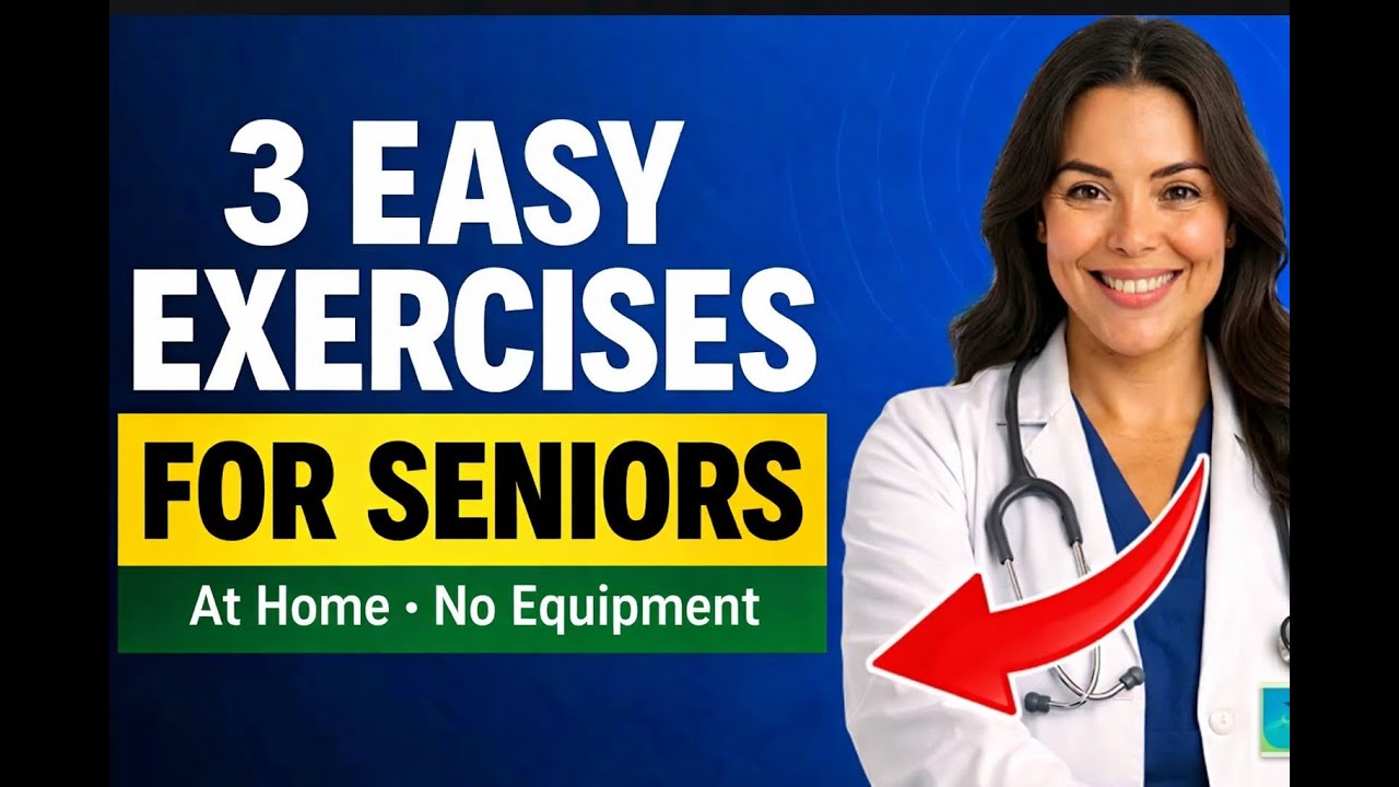 3 Simple Exercises Seniors Can Do at Home" (No Equipment) For Beginners ...
