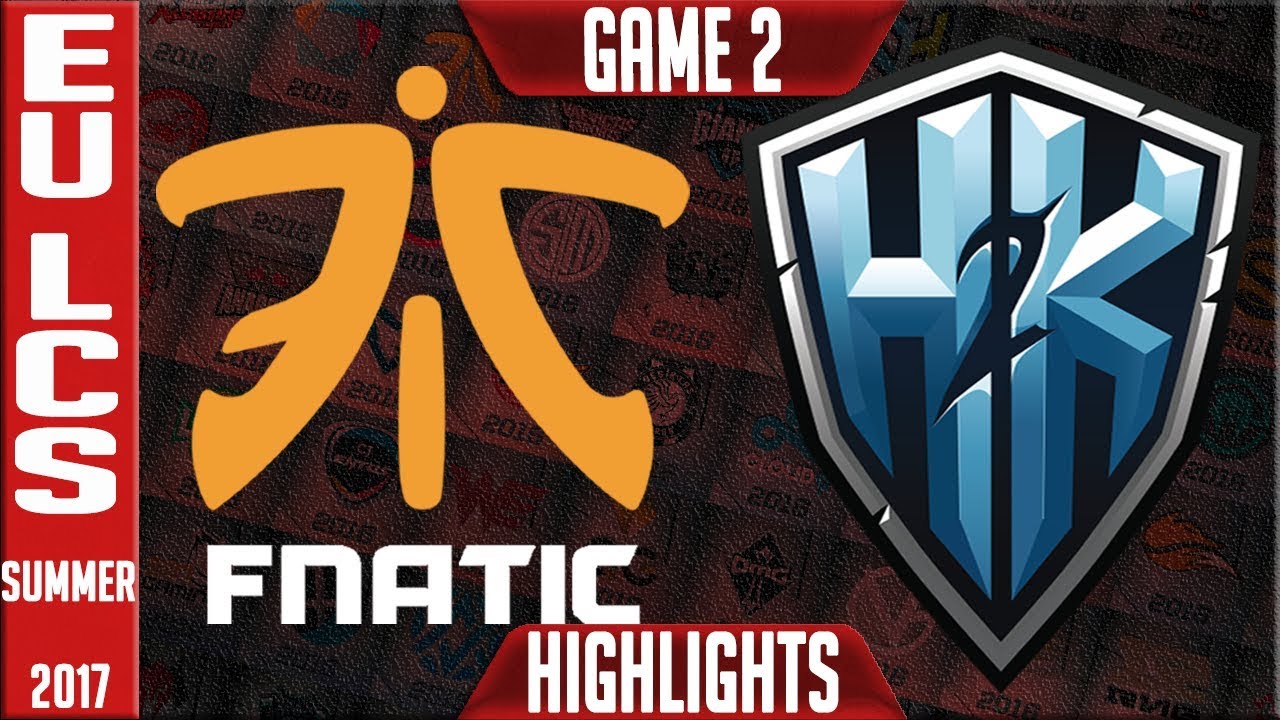 Fnatic vs H2K Highlights Game 2 EU LCS Regional World Qualifiers 2017 FNC vs H2K G2 - YouTube