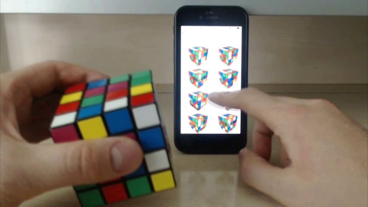 Rubik s Cube 4x4 Solved In Less Than 300 Moves Using Cube Solver App rubik-s-cube-4x4-solved-in-less-than-300-moves-using-cube-solver-app