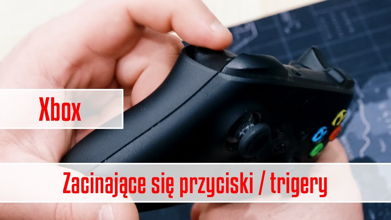 Zacinające przyciski w padzie Xbox / lepiące / trigery / szybka naprawa :) - YouTube
