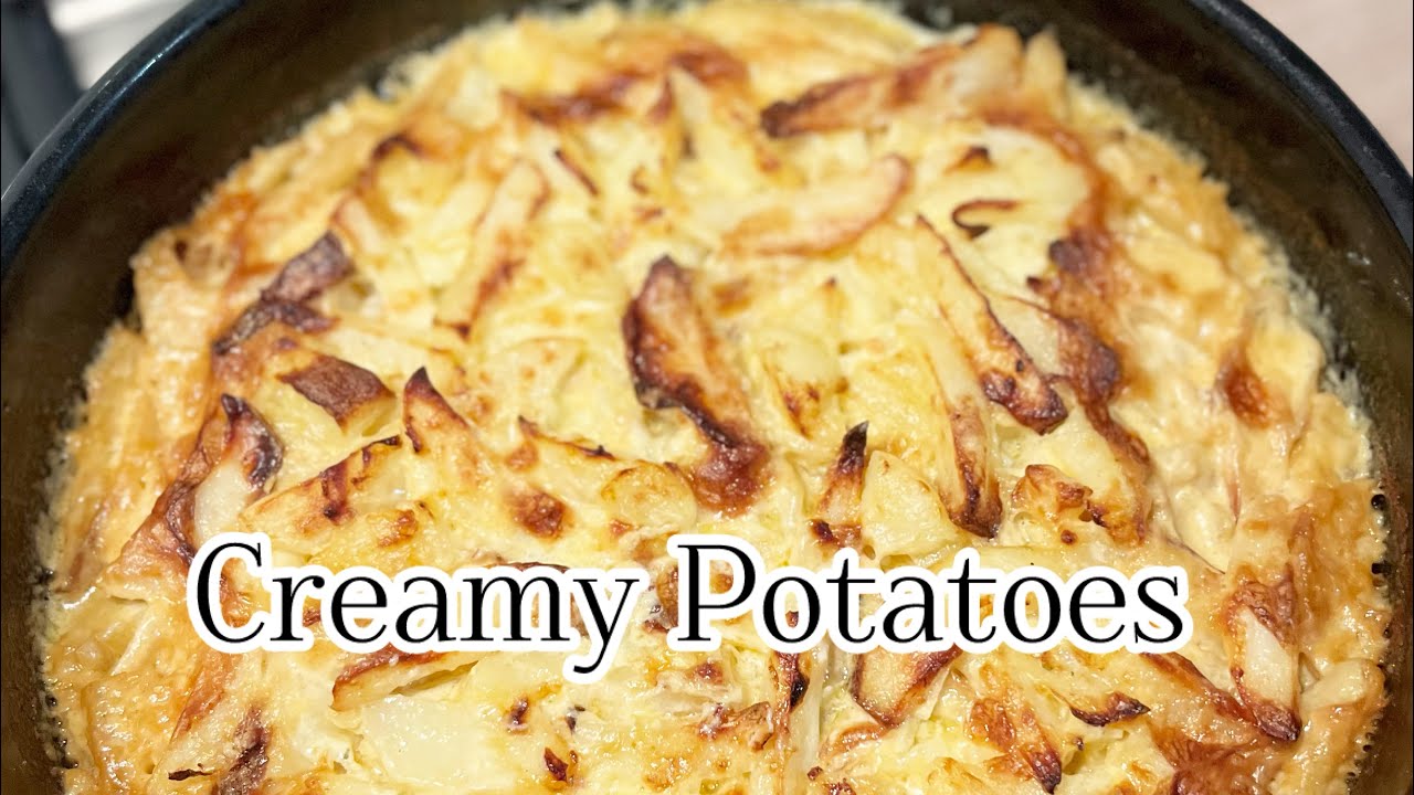 CREAMY POTATOES. Delicious and tasty food. You should try this recipe 😊 ...