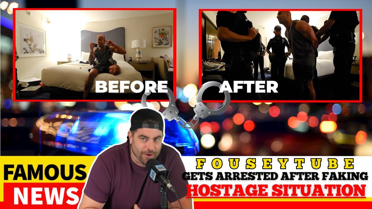 FouseyTube Arrested During Livestream: Public Breakdown Goes Viral ...