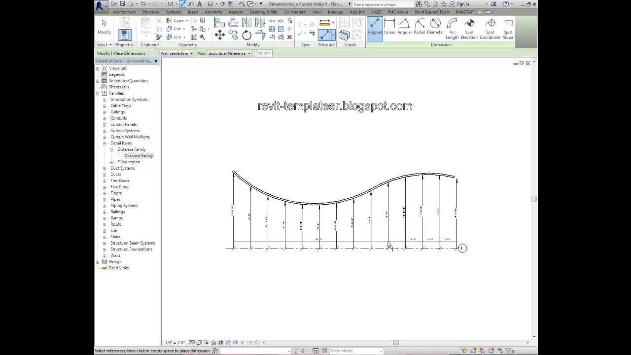 Revit Templateer How To Dimension A Funky Curved Wall YouTube Revit Templateer How To Dimension A Funky Curved Wall YouTube