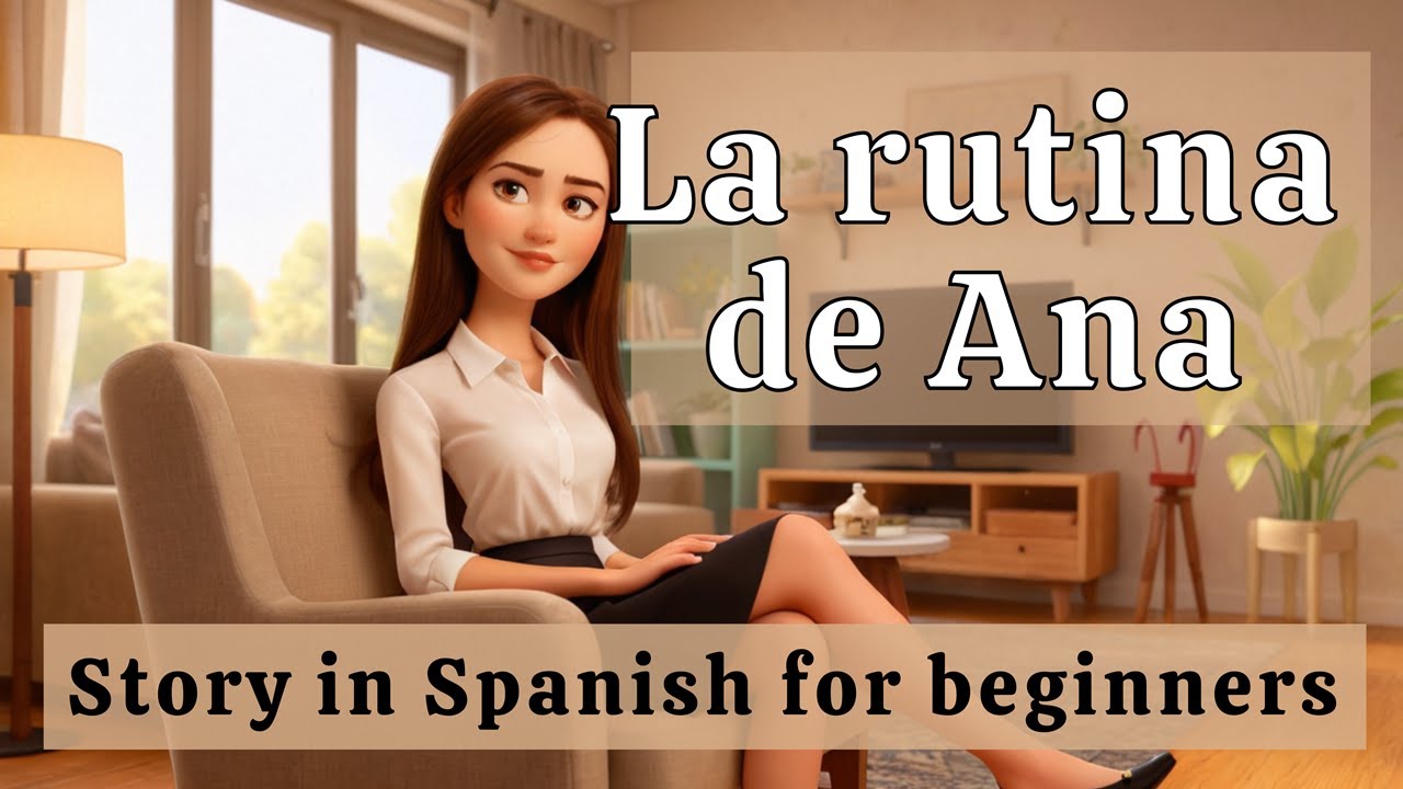 Spanish Short Story for beginners: Ana's routine - YouTube