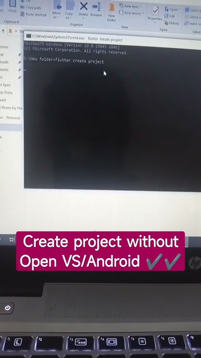 Create Project Without Opening Vsandroid Flutter Fluttertutorials Technicalencoder Coding