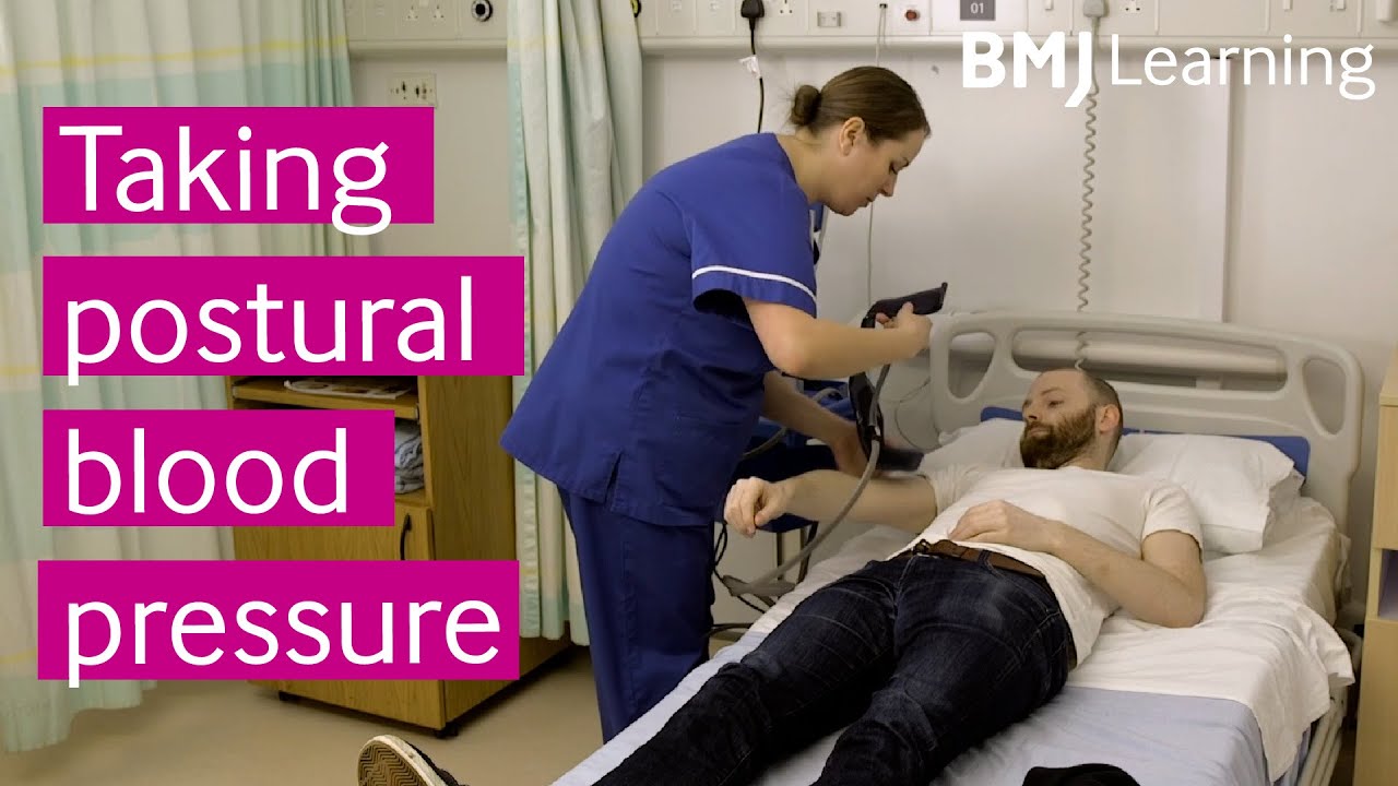 How To Take Postural Blood Pressure BMJ Learning YouTube