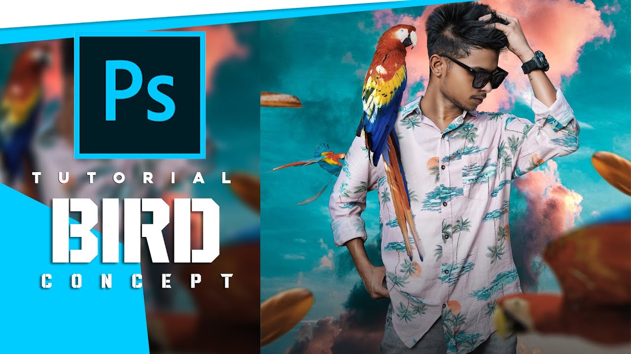 Photoshop Tutorial BIRD Concept art Photo Editing | Photo Editing 2020 ...