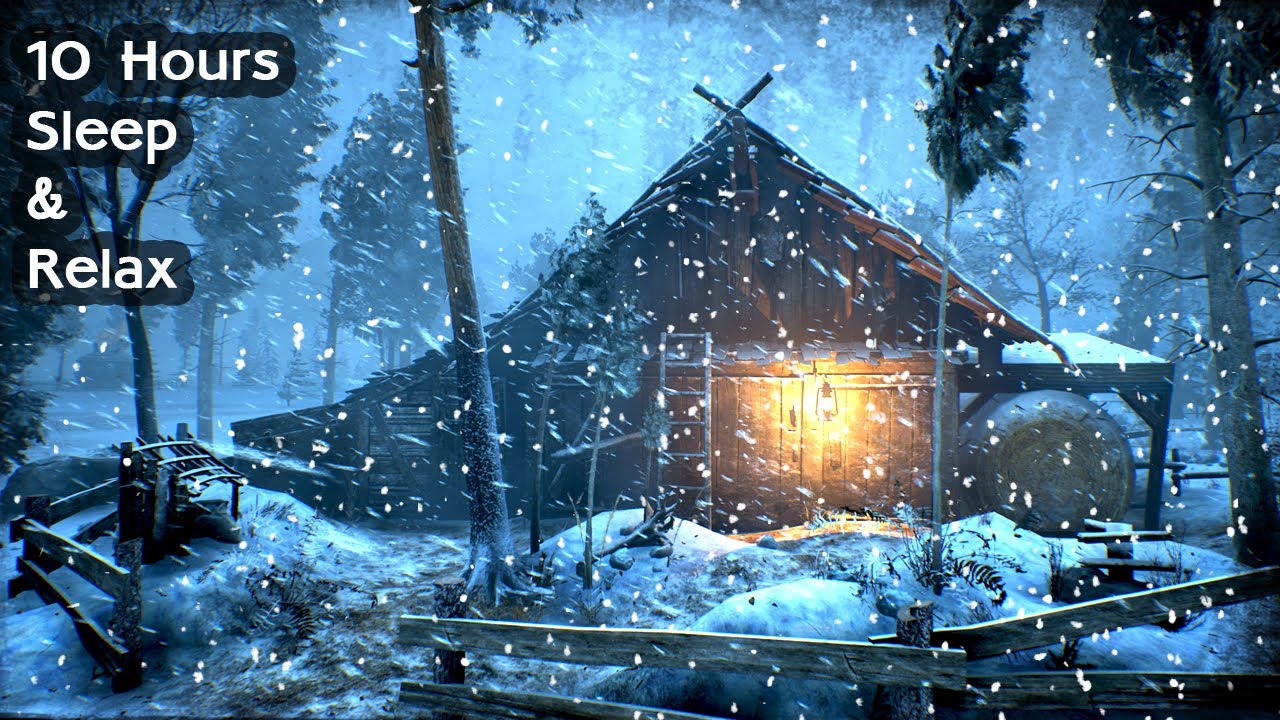 Blizzard sounds for sleeping, relaxation & Winter wind | Snowstorm ...