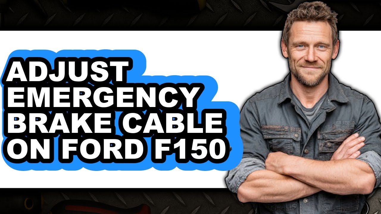 How To Adjust Emergency Brake Cable On Ford F150 - Step By Step - YouTube