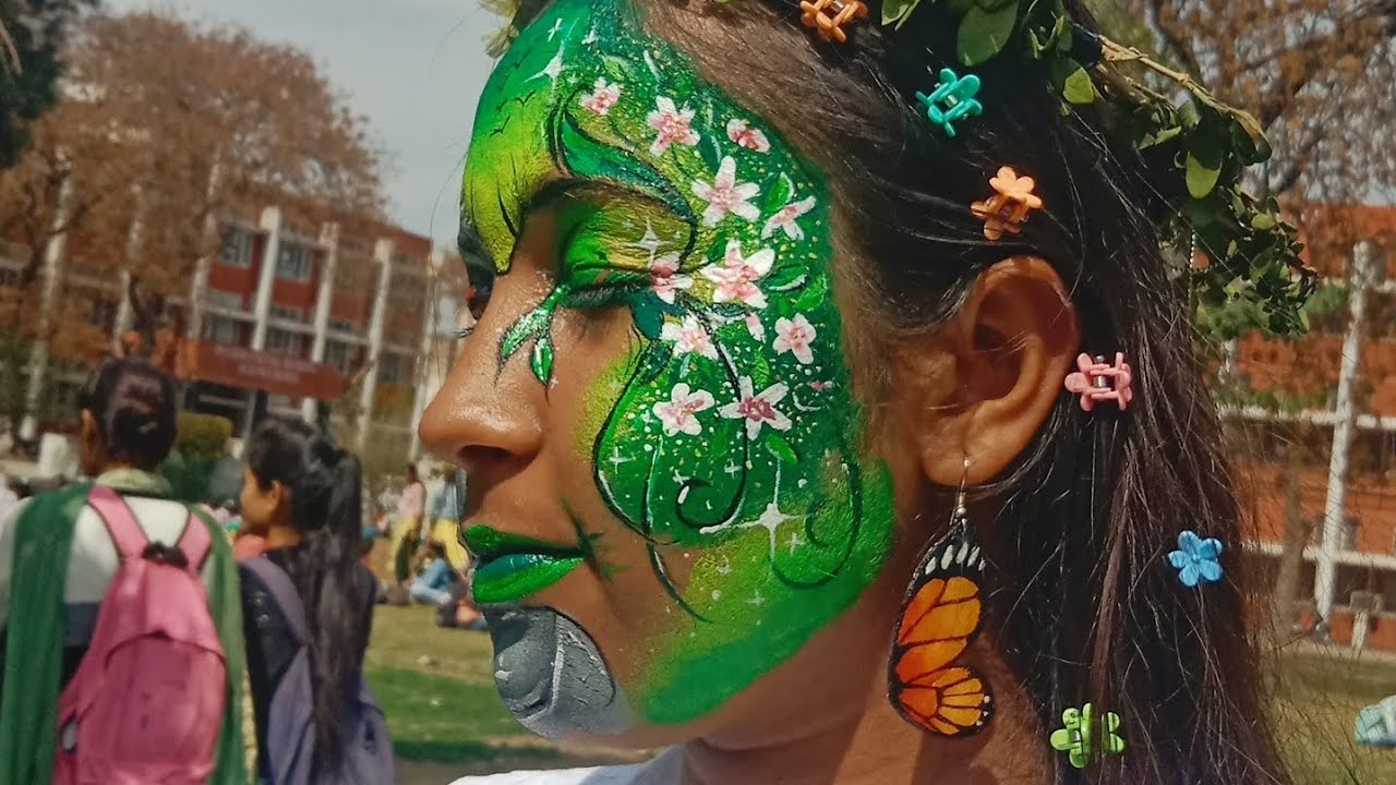 Face Painting Competition - YouTube