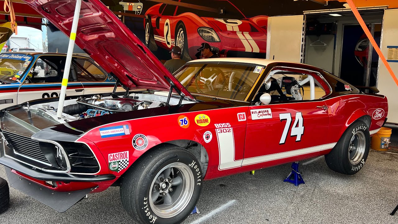 Bud Moore 1970 Boss 302 Mustang(HSR)@Daytona international speedway now ...