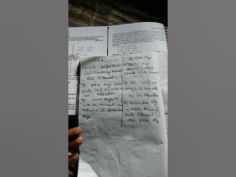 Difference between dda and bresenham line drawing algorithm - YouTube